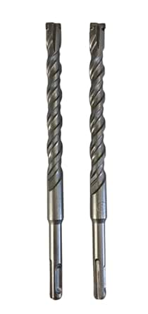 16mm x 200mm SDS Plus Cross Tip Masonry Drill Bit, Pack of 2 for ...