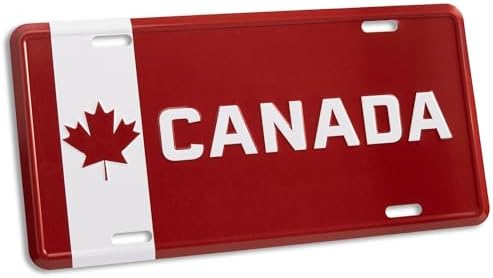 Amazon.com: Pickwicks Canada License Plate - Metal Stamped Canadian ...