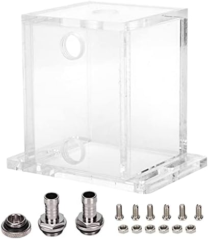 Acrylic Water Tank Coolant Reservoir GQSX T3 Fully Transparent 3 Holes ...