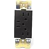 Leviton 15 Amp, 125 Volt, NEMA 5-15R, Acenti Triplex Receptacle ...