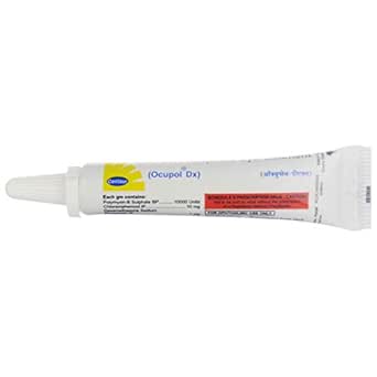 Ocupol DX Eye Ointment - 5gm : Amazon.in: Health & Personal Care