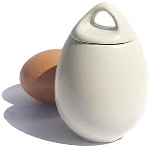 Amazon.com: AggCoddler - Scandinavian Stoneware Egg Coddler with Simple ...