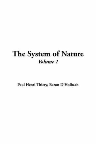 Buy The System of Nature Book Online at Low Prices in India | The ...