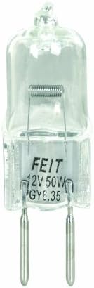 Feit Electric BPQ50T4/JCD/RP 50 Watt T4 JCD Halogen Bulb with Bi-Pin ...