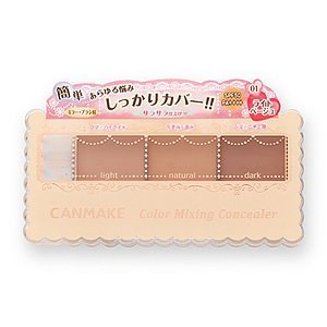 Amazon.com : CANMAKE Color Mixing Concealer, 01 Light Beige : Beauty ...