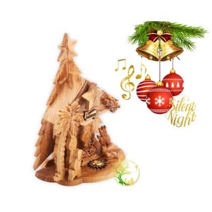 Amazon.com: Wooden Nativity Set | Christmas Decoration Nativity Set ...