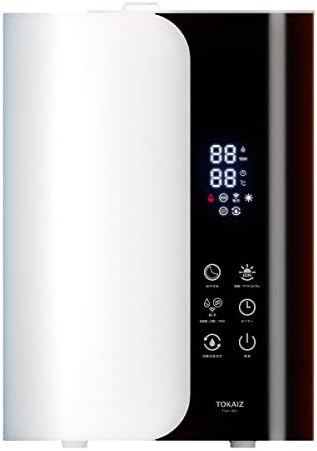 Amazon.co.jp: TOKAIZ 加湿器 ハイブリッド アプリ対応 気化式 上から給水 大容量 UV除菌 アプリ対応 スマート加湿器 卓上 加熱式 超音波式 アロマ対応 マイナスイオン ...