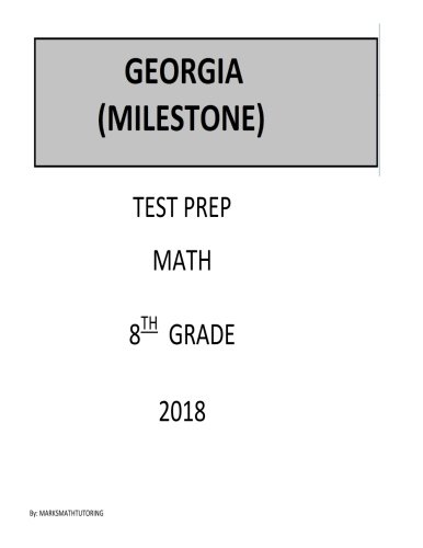 8Th Grade Georgia Milestone Test Prep Study Guide: 8Th Grade Georgia ...