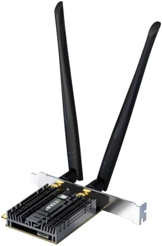 Amazon | PCIEネットワークカード WiFi 7 LANカード 2.4G/5G/6Gトライバンド対応 最高速5.8Gbps WPA4 ...
