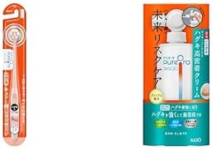 Amazon | PureOra【セット】36500 ハブラシ&ハグキ高密着クリームハミガキ 115g | ピュオーラ | 大人用ハミガキ粉 通販