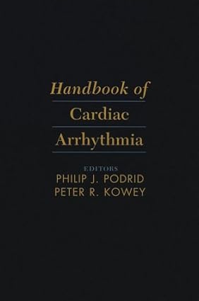 Handbook of Cardiac Arrhythmia: 9780683069099: Medicine & Health ...