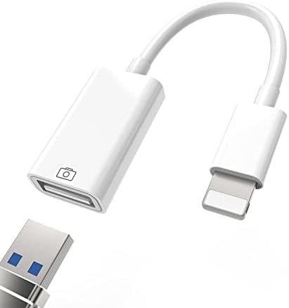 Amazon.com: IVSHOWCO Lightning to USB Adapter [Apple MFi Certified ...