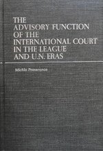 Amazon.com: The Advisory Function of the International Court in the ...