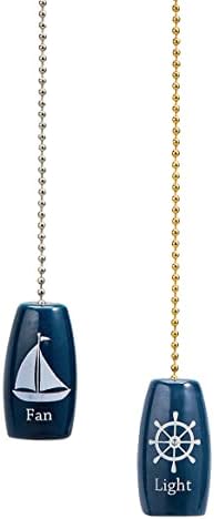 Amazon.com: Nautical Anchor w/Rope Ceiling Fan Pull Light Chain ...