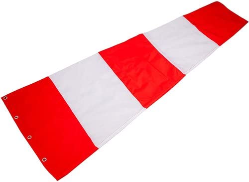 SAFETYZONE Windsock Indicator For Wind Direction 6 Feet Double Fabric ...
