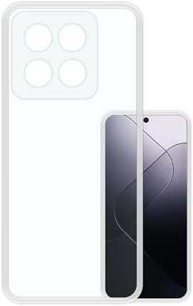 VIDO Transparent Back Case Cover for Xiaomi Mi 14 5G (Soft & Flexible ...