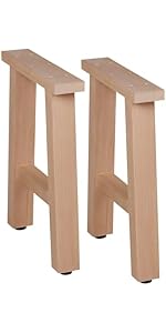 Amazon.com: Texphw 16 Inch X Shape Wood Furniture Legs - Table & Bench ...