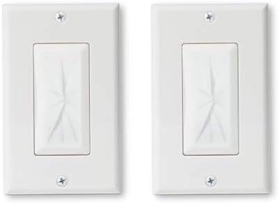 Amazon.com: DataComm Electronics 45-0017-WH-2PK (2 Pack) Split Style TV ...