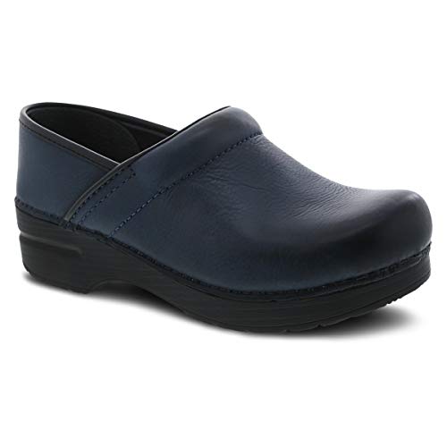 Dansko Women's Professional Navy Clog 6.5-7 M US | Amazon price tracker ...