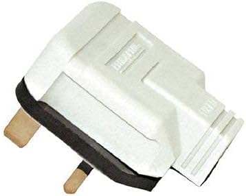 Permaplug UK 3 Pin Mains Plug. 13 Amp Heavy Duty Black/Orange/White ...