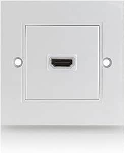 deleyCON HDMI Socket Wall Socket 1x HDMI Port Flush-Mounted HDMI High ...
