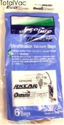 RICCAR OEM PAPER BAG OMNICLEAN STICK OC1 ROC1 6 PACK ECOPURE ...