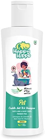 Buy Happy Hippo 2 in1 Anti Tick Shampoo & Conditioner for Dog & Other ...