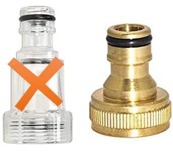 Generic Golden High Pressure Water Filter Connection Fitting Car Washer ...