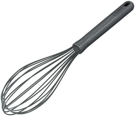 Zyliss Large Silicone Hand Whisk, Sustainable Wheat Straw Handle ...