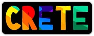 Amazon.com - Crete Travel - 12" Vinyl Sticker Waterproof Decal