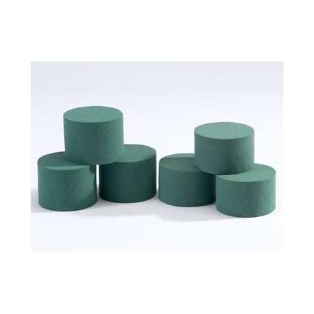 5 x Oasis Ideal Round Cylinder Wet Foam for Florist Floral Craft ...