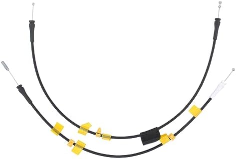 Amazon.com: MOTOKU Rear Side Upper and Lower Door Latch Release Cable ...
