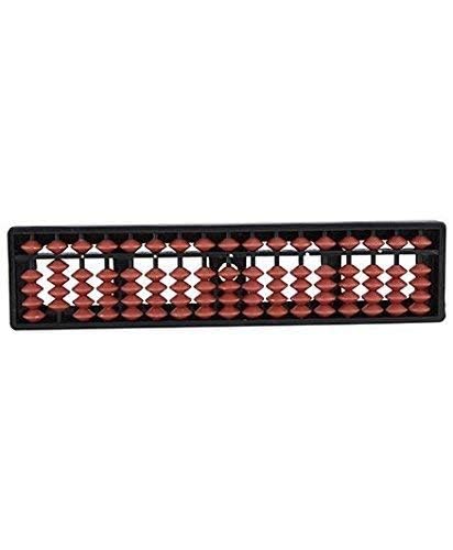 Buy KIDSNEY Educational Abacus 17 Rod Brown Color Abacus Tool for Kids ...