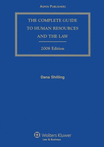 The Complete Guide to Human Resources and the Law, 2008 Edition ...