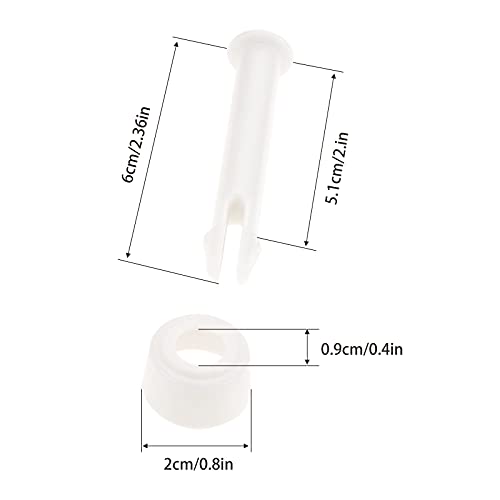 gohantee 12 Pcs Plastic Pool Joint Pins with Seals Replacement Parts ...