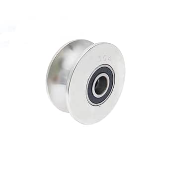 3in U Groove Wheel 304 Stainless Steel Rolling Gate Wheels Slide Gate ...