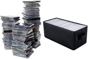 NUSWOR Ultimate DVD Storage Solution - Stackable DVD Case Holder ...
