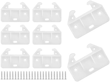 Prime-Line R 7260 Drawer Track Delta Guide, White Plastic (Single Pack ...