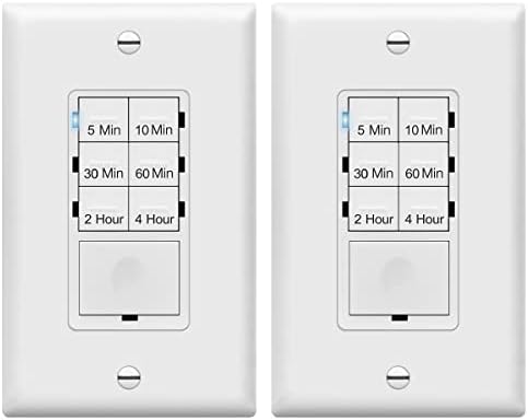 Panasonic FV-WCPT1-W SmartExhaust Programmable Fan/Light Switch ...