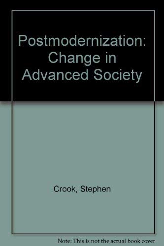 Amazon.com: Postmodernization: Change in Advanced Society ...