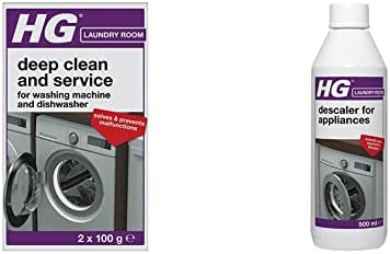 HG Clean and Service for Washing Machines & Dishwashers– 2 x 100g ...