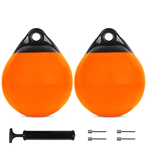 Snapklik.com : VEITHI 2 Pack Boat Buoy Ball Anchor Buoy Round Boat ...