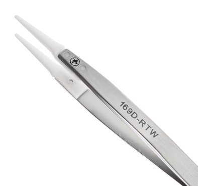 Acetal Tip Tweezers - Straight - Soft Replaceable .055" Tip - 5" - EX ...