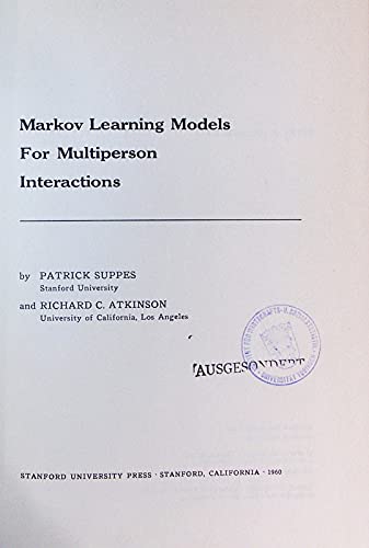 Buy Markov Learning Models Book Online at Low Prices in India | Markov ...