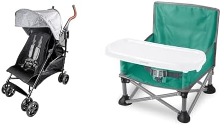 Amazon.com : Summer Infant 3Dlite Tandem Double Stroller and Bright ...