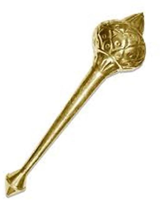 Buy Anshraj Brass Hanumanji Gada for Pooja, Devotion & Worship ...