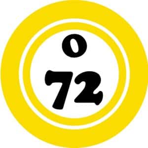 Amazon.com - Pack of 4-3 Inch Stickers - O 72 O72 Bingo Ball - Sticker ...