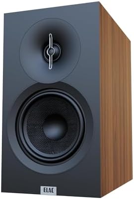 Amazon.com: ELAC Debut 3.0 DB53-WN 書架喇叭,胡桃木(一對)- 1 英吋(約 2.5 公分)鋁製圓頂高音喇叭 ...