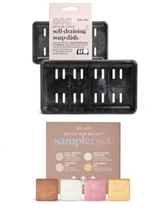 Amazon.com : Kitsch 4pc Sampler Set & Soap Dish for Shower : Beauty ...