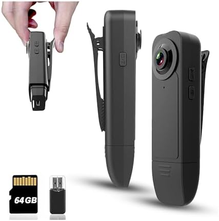 Amazon.com: Mini Body Camera with Audio & Video Recording - Small POV ...
